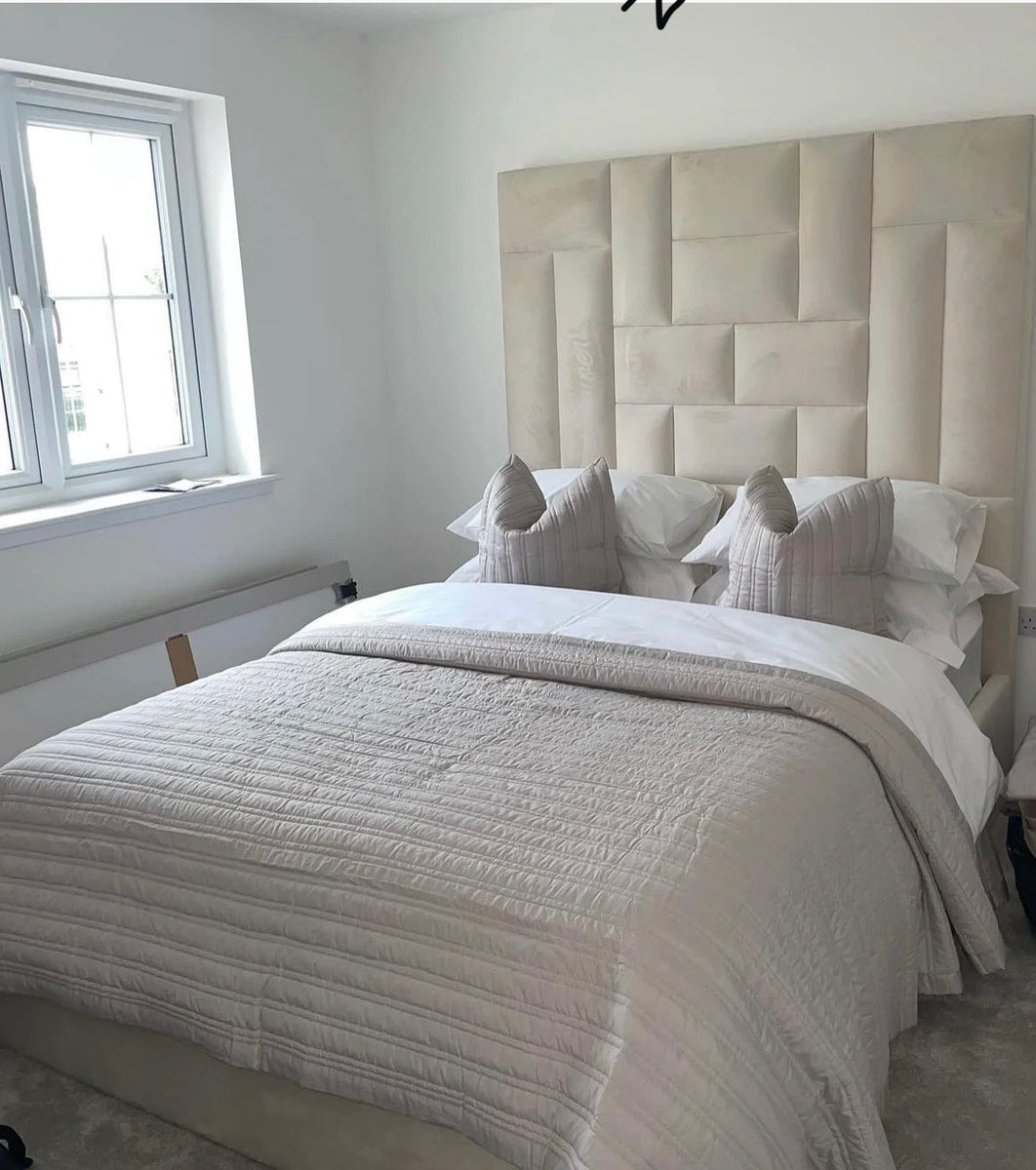 JigSaw Multi Panels Bed Frame with 16" High Side Rails – L'amour Beds