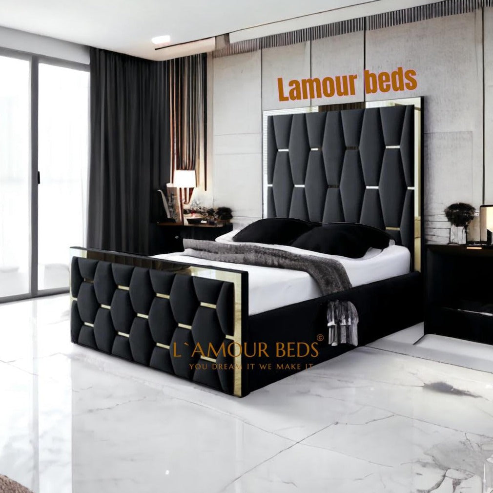 Honey Comb Panels 3d Bed Design Frame – L'amour Beds